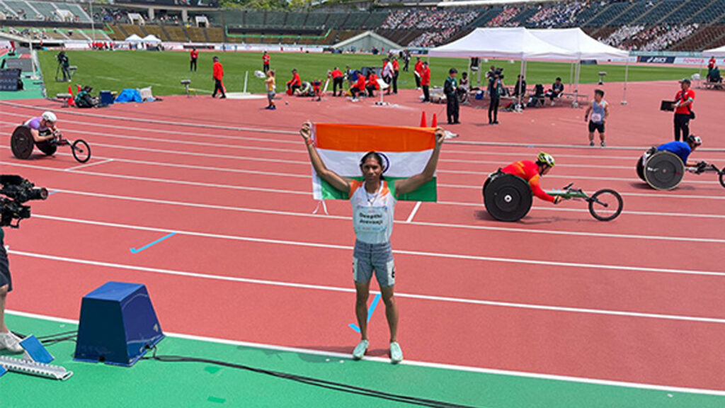 Deepthi Jeevanji smashes world record in Women’s 400 metre event