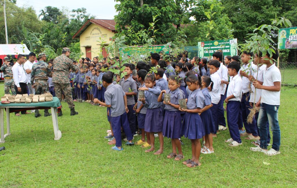 134 Infantry Battalion (Territorial Army) Ecological, Assam, Organises ...