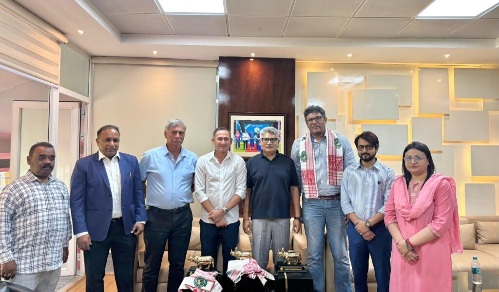 BCCI President Roger Binny, Chief selector Ajit Agarkar Visit ACA ...